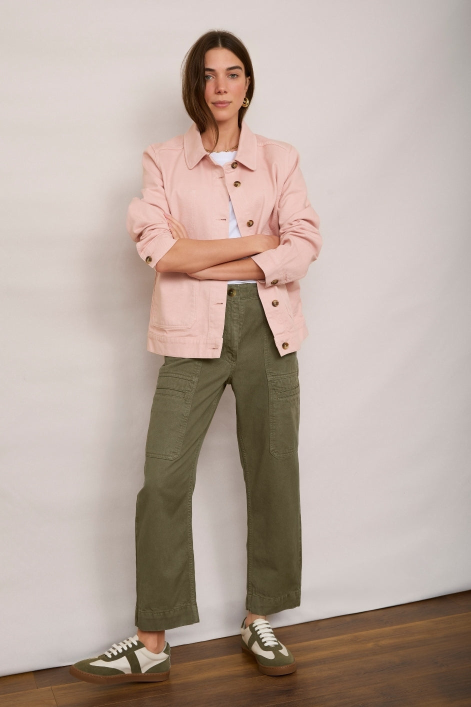 Jayla Cargo Trouser - Moss Green – WYSE London