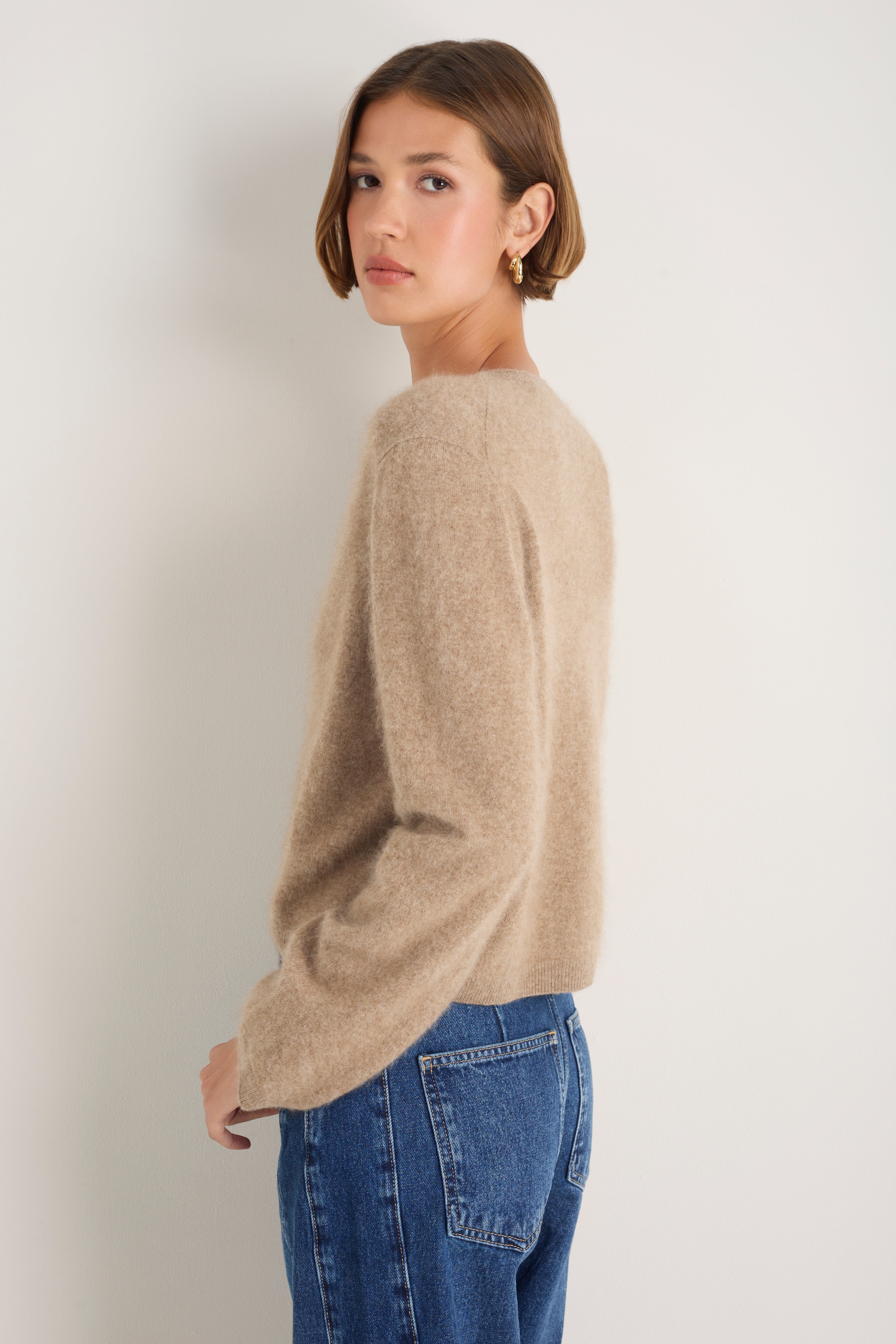 Amalie Cardigan - Oat – WYSE London
