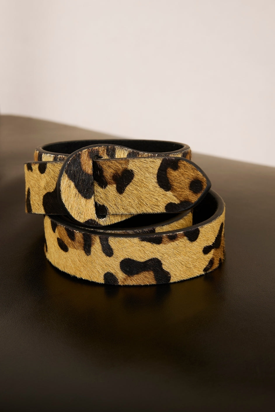 Wrap Leather Belt - Leopard Pony – WYSE London