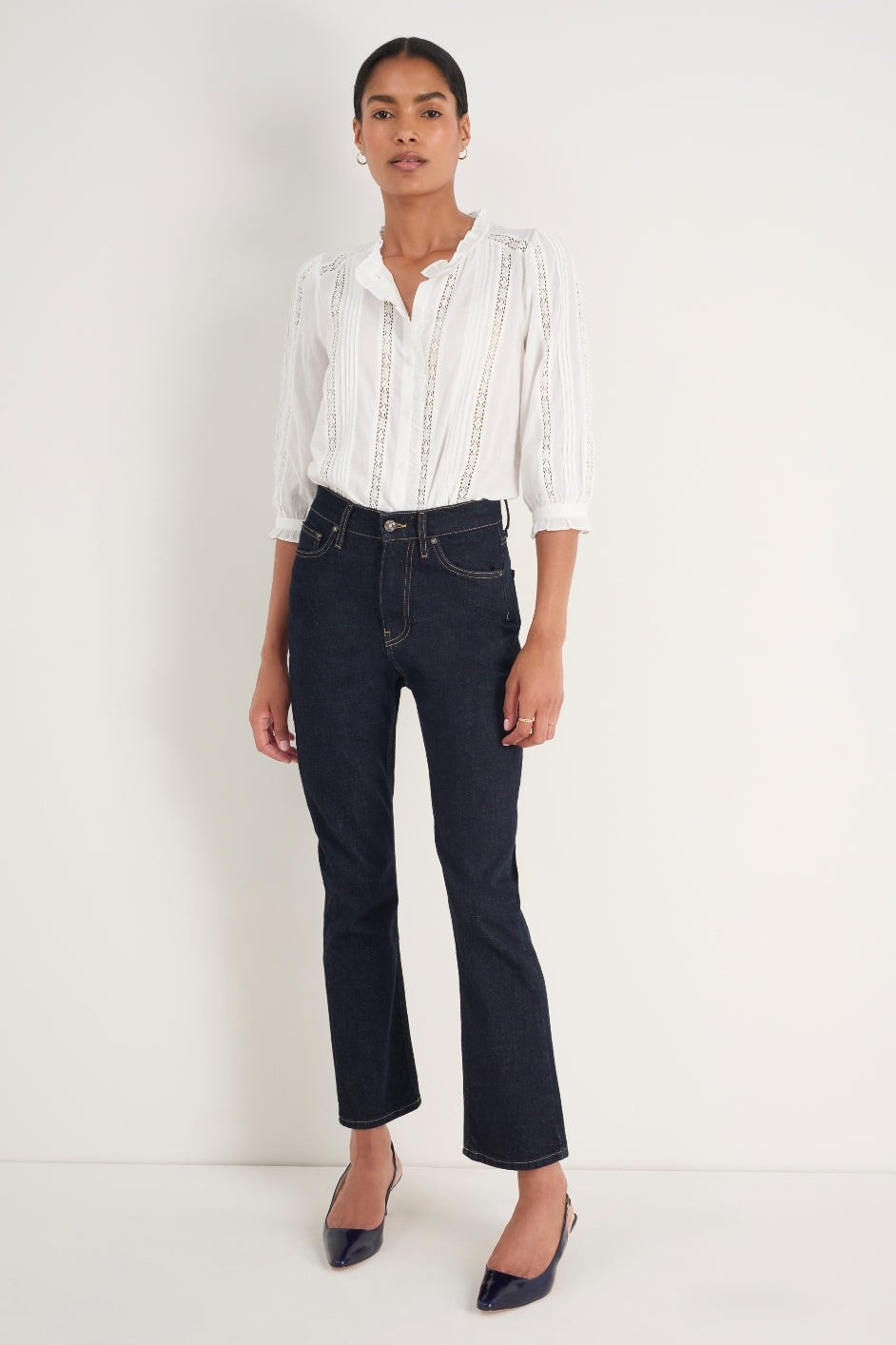 Audrey Slim Jean - Rinse Wash – WYSE London