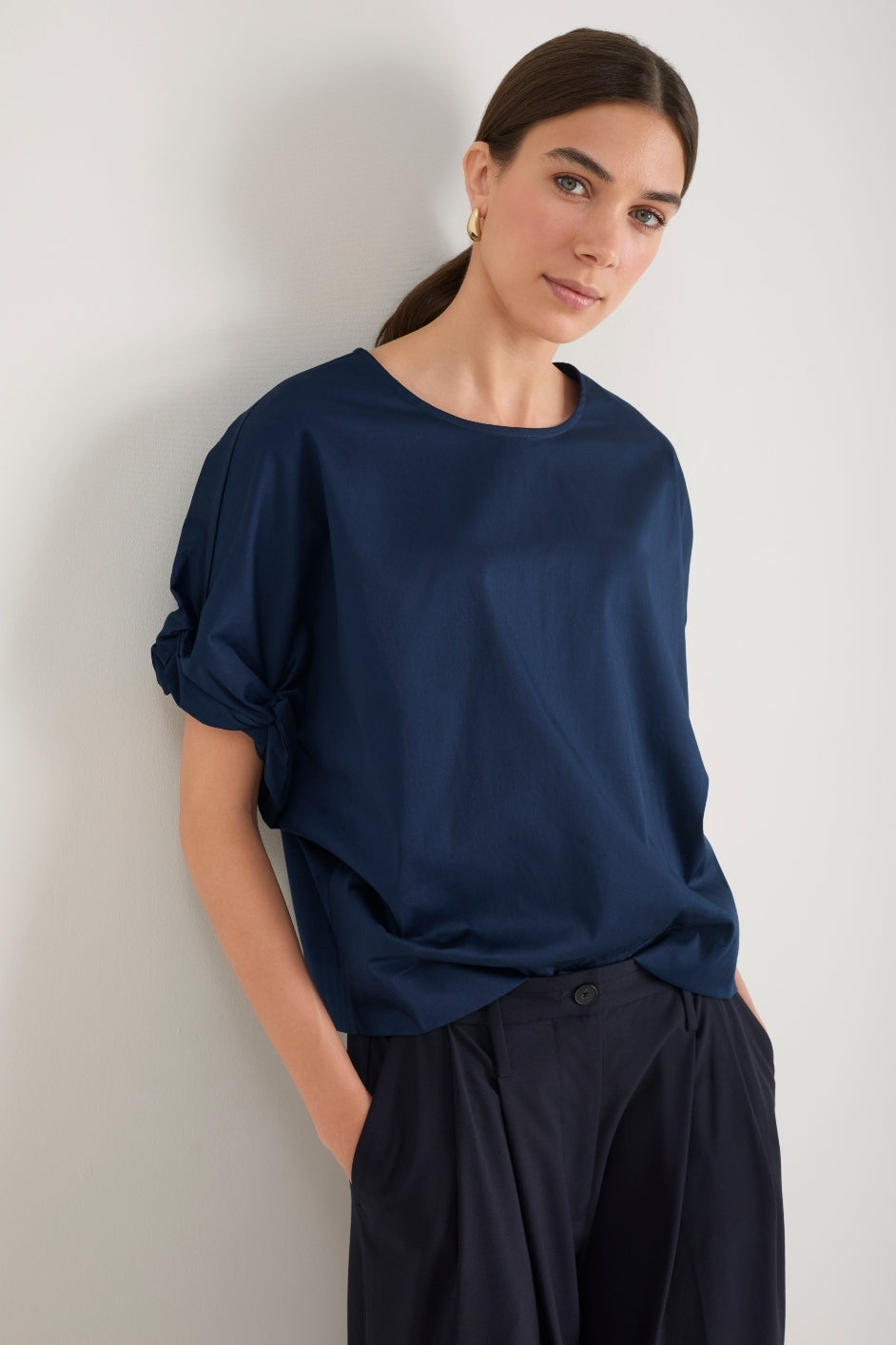 Cath x WYSE Charlotte Top - Midnight – WYSE London