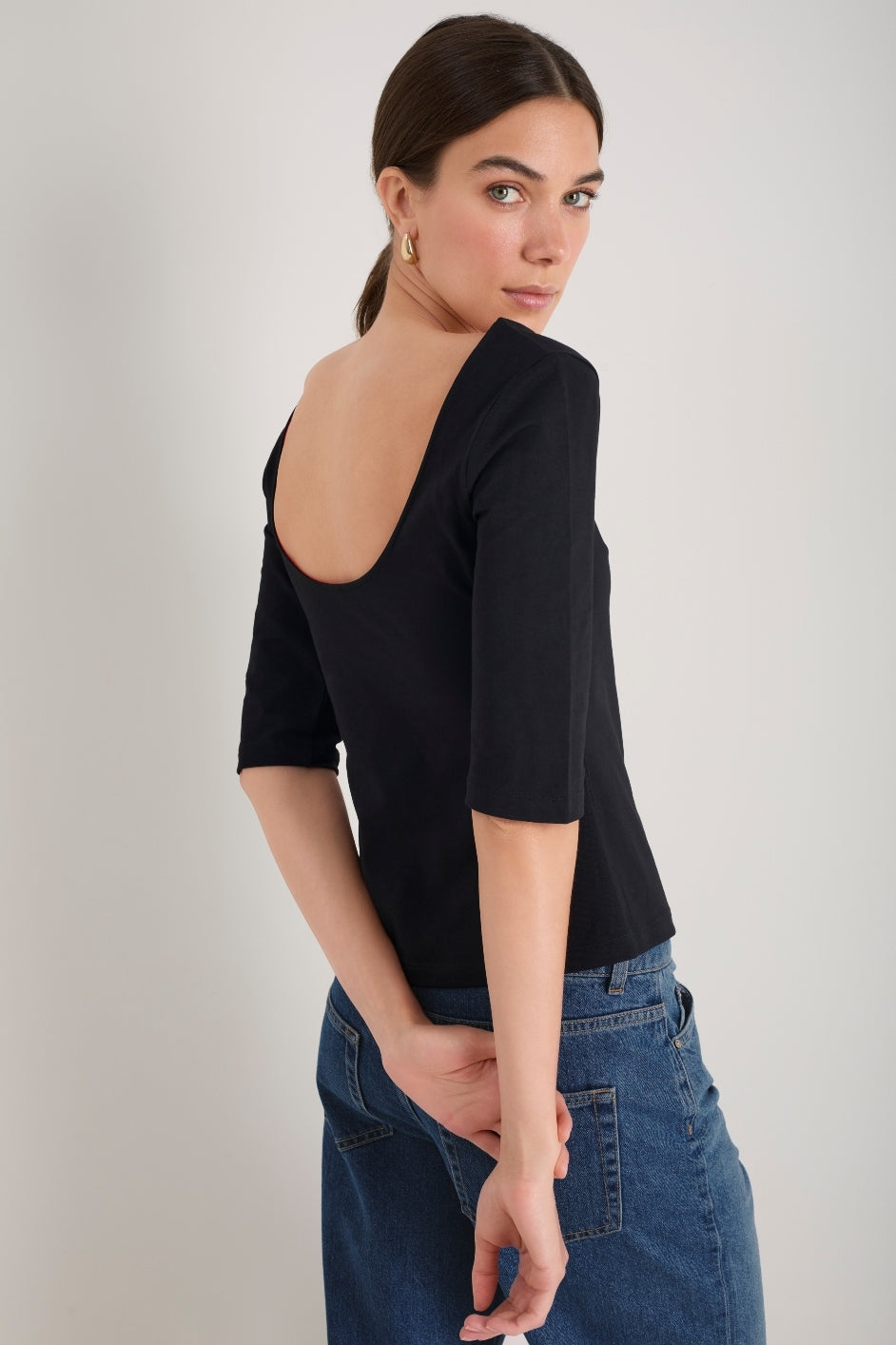 Cath x WYSE Margot Ballet Top - Black – WYSE London