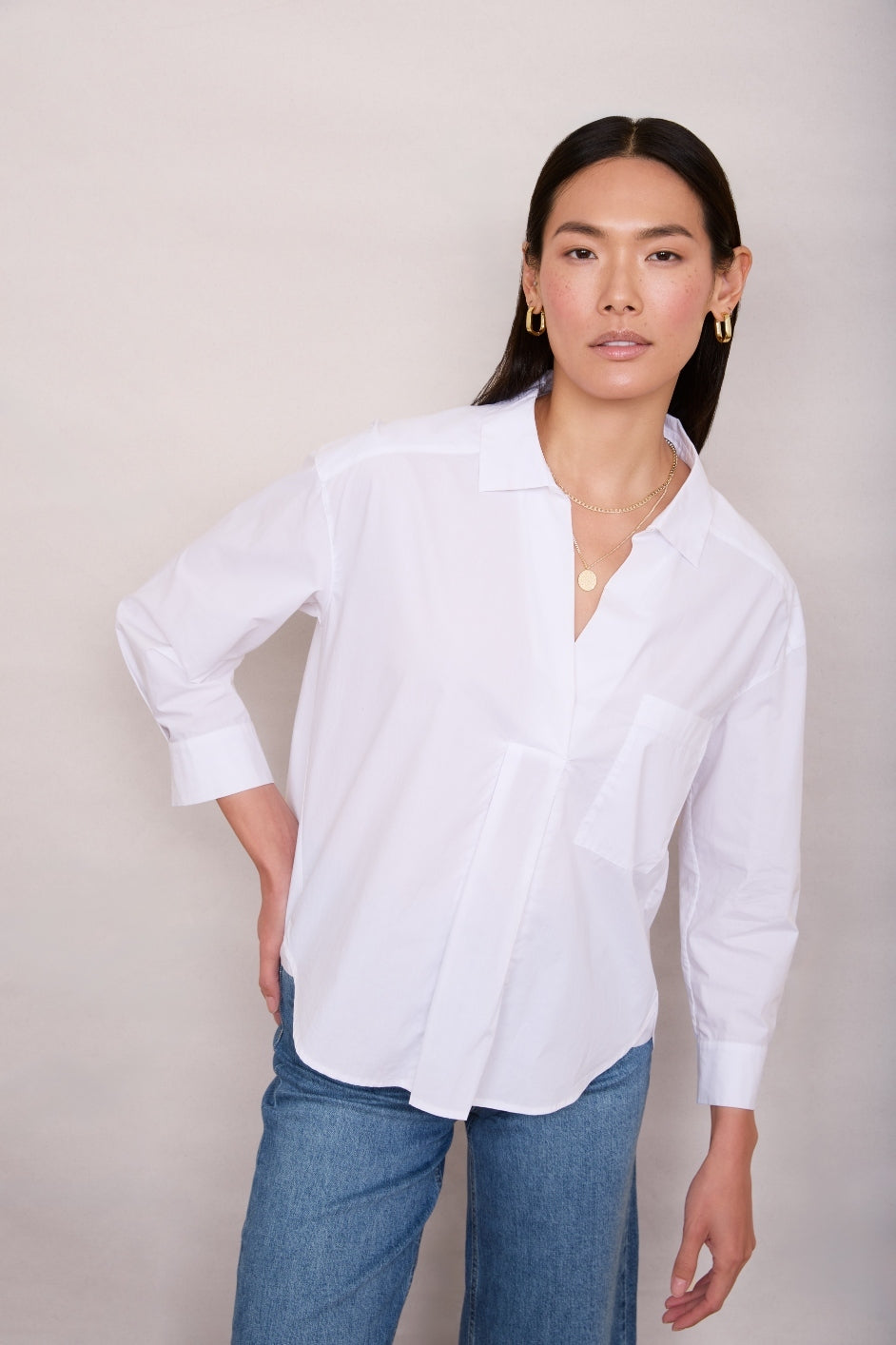 DB x Wyse Cotton Shirt - White – WYSE London