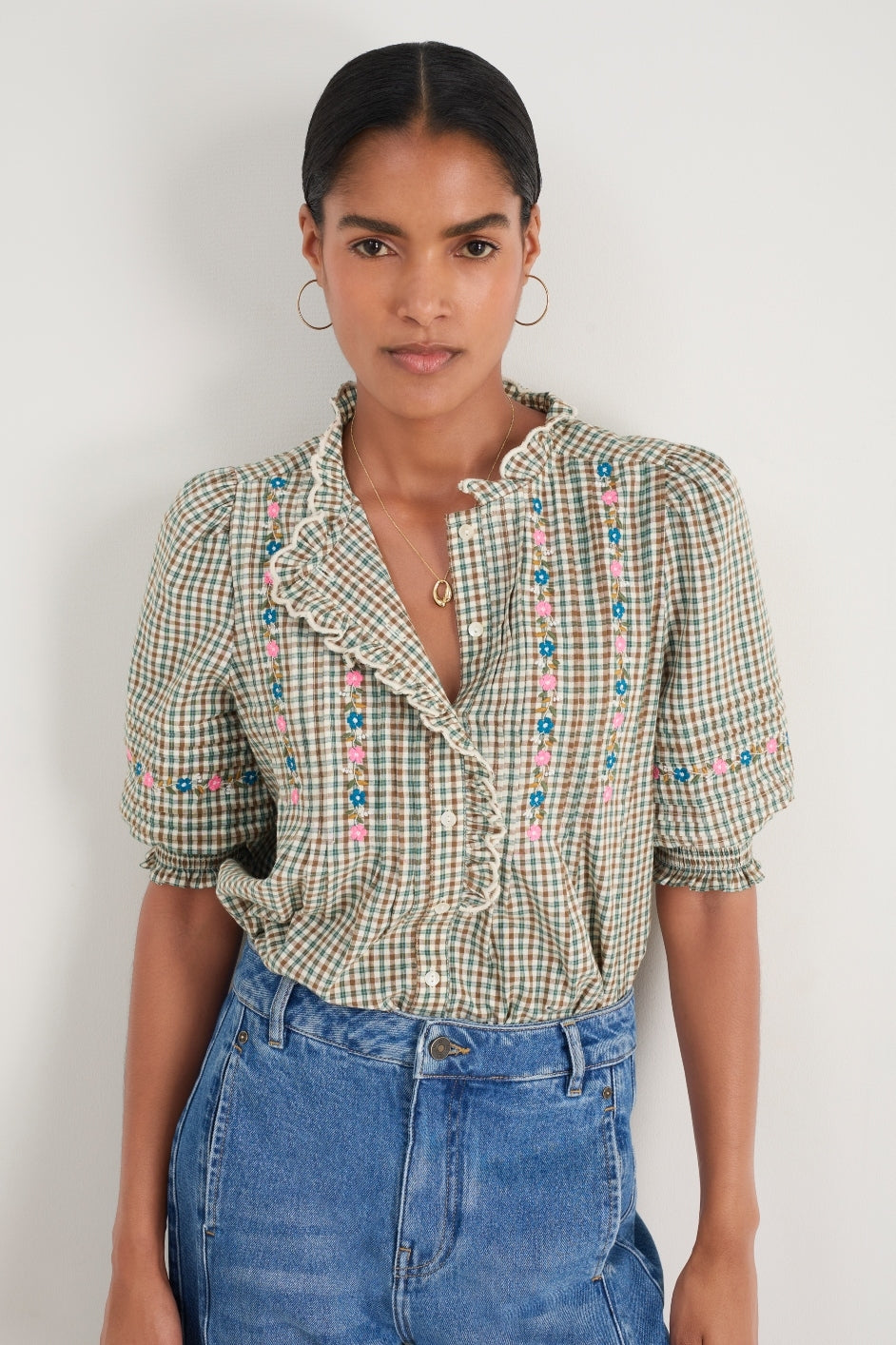 Erin Blouse - Embroidery – WYSE London