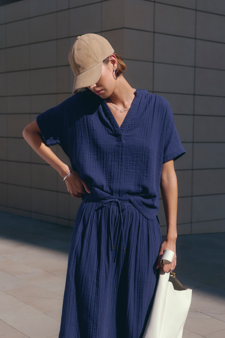 Freya Top - Deep Midnight – WYSE London