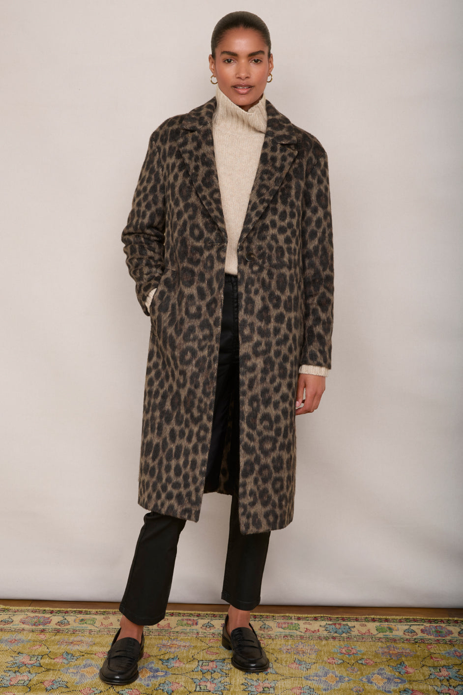 Dora Coat - Leopard – WYSE London