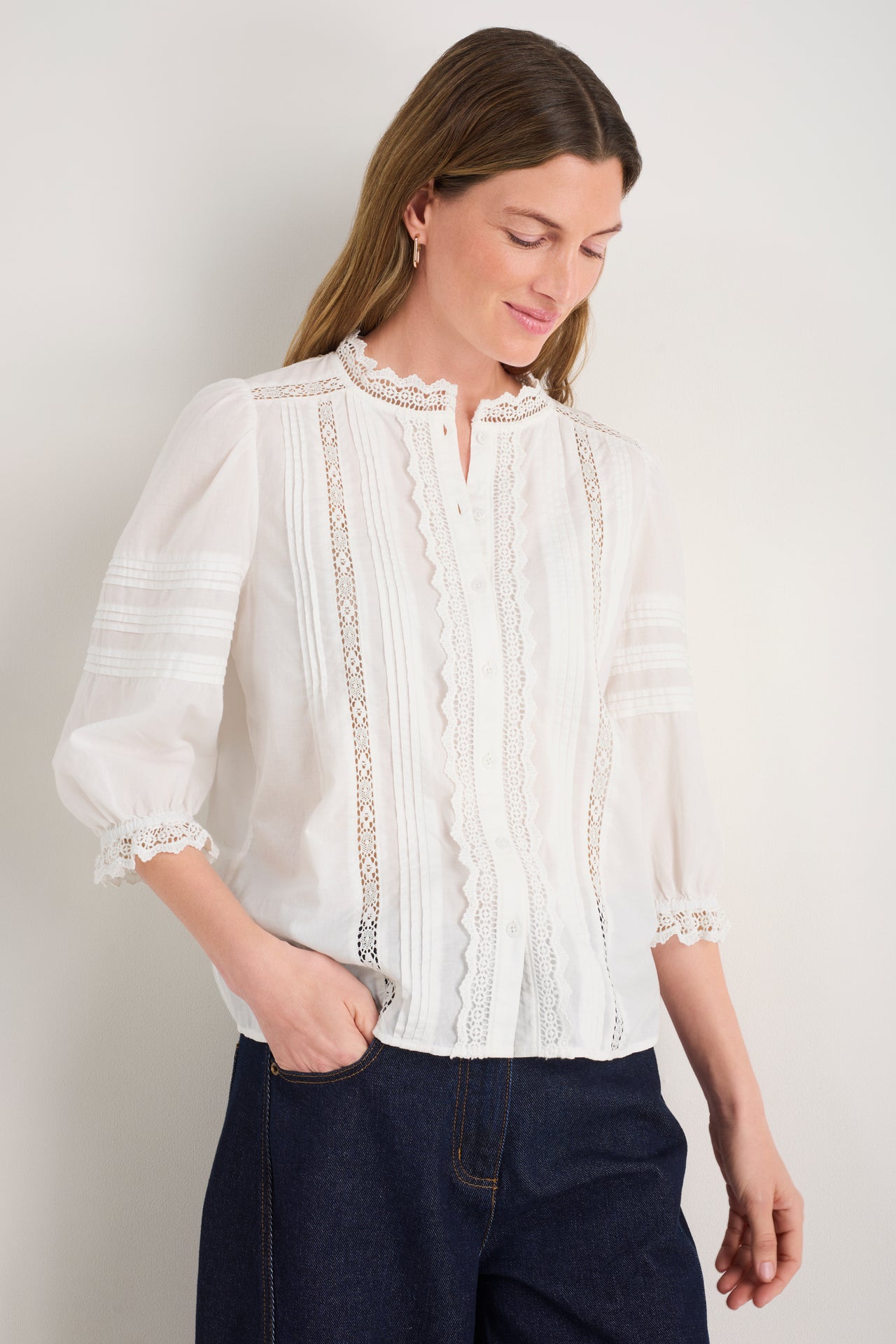Isla Blouse - Ivory – WYSE London