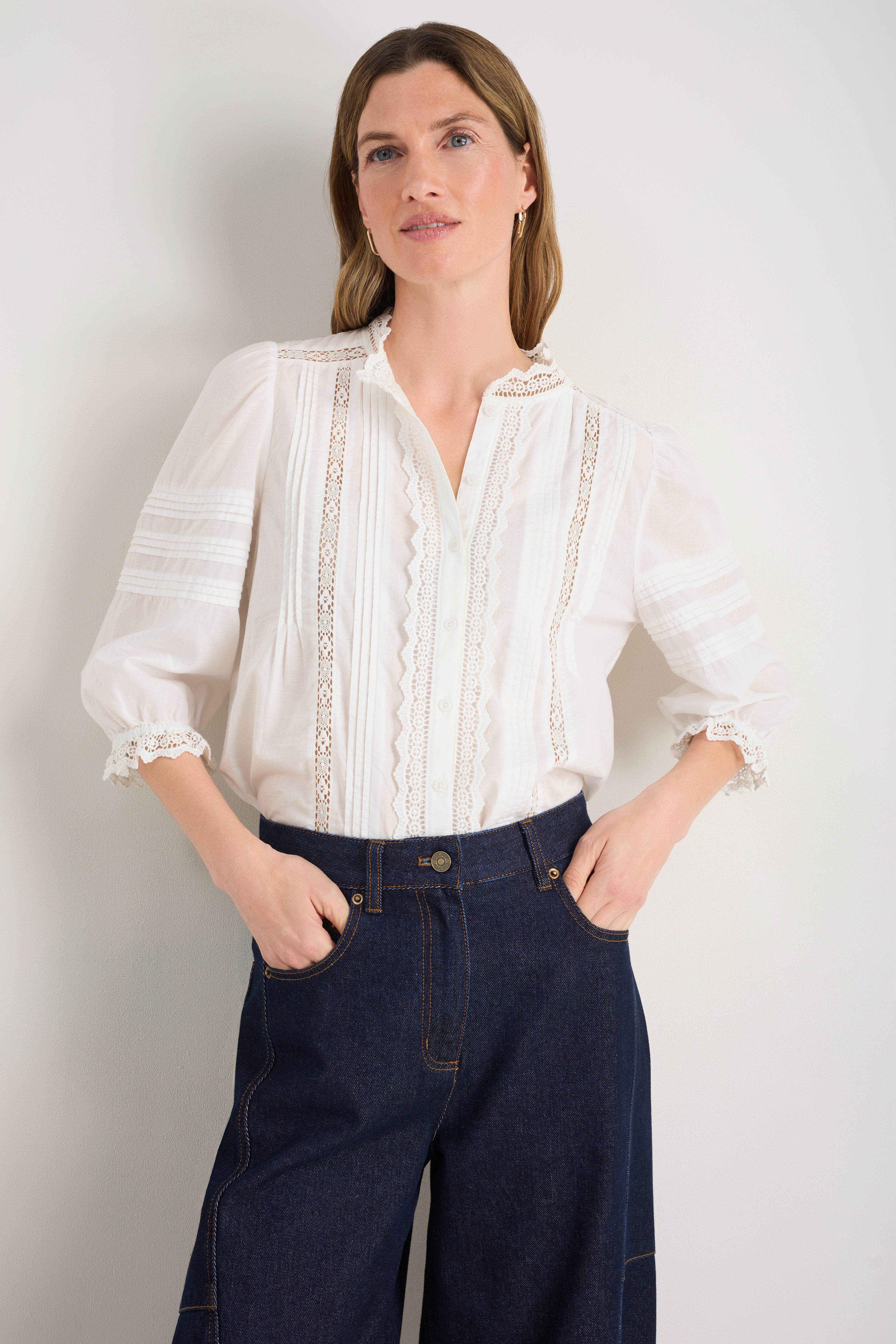 Isla Blouse - Ivory – WYSE London