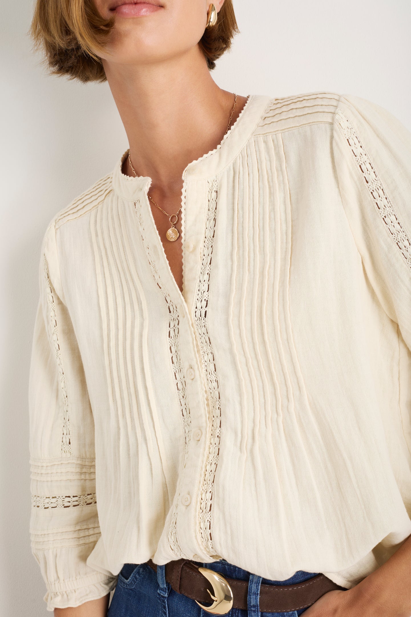 Kiki Blouse - Sandstone – WYSE London