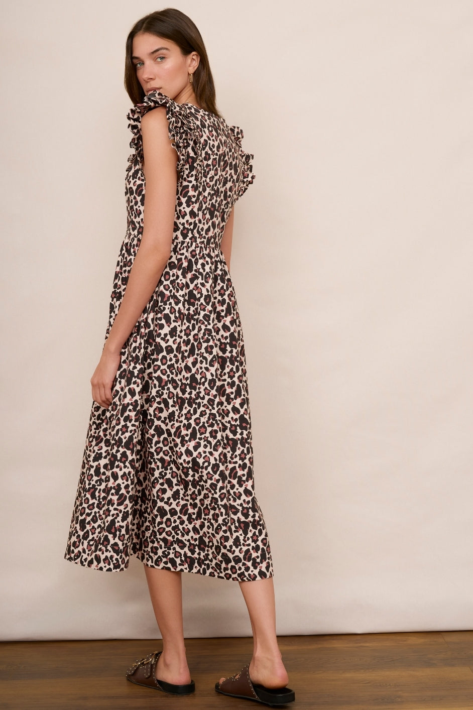 Luna Dress - Leopard – WYSE London