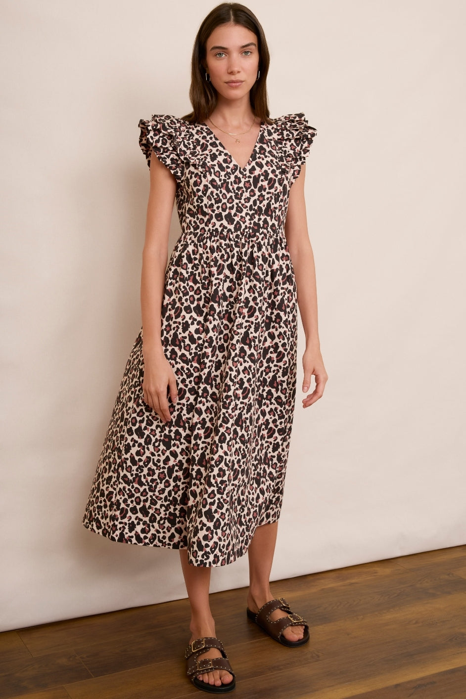 Luna Dress - Leopard – WYSE London