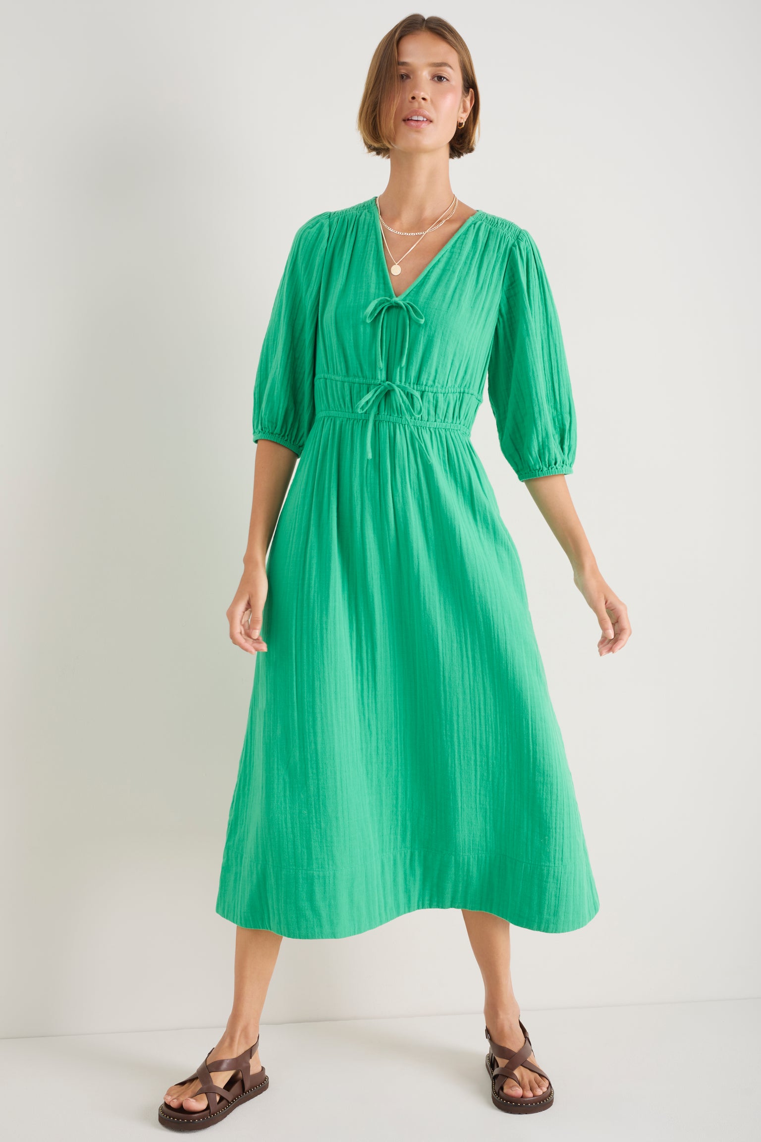 Nova Dress - Jade Green – WYSE London