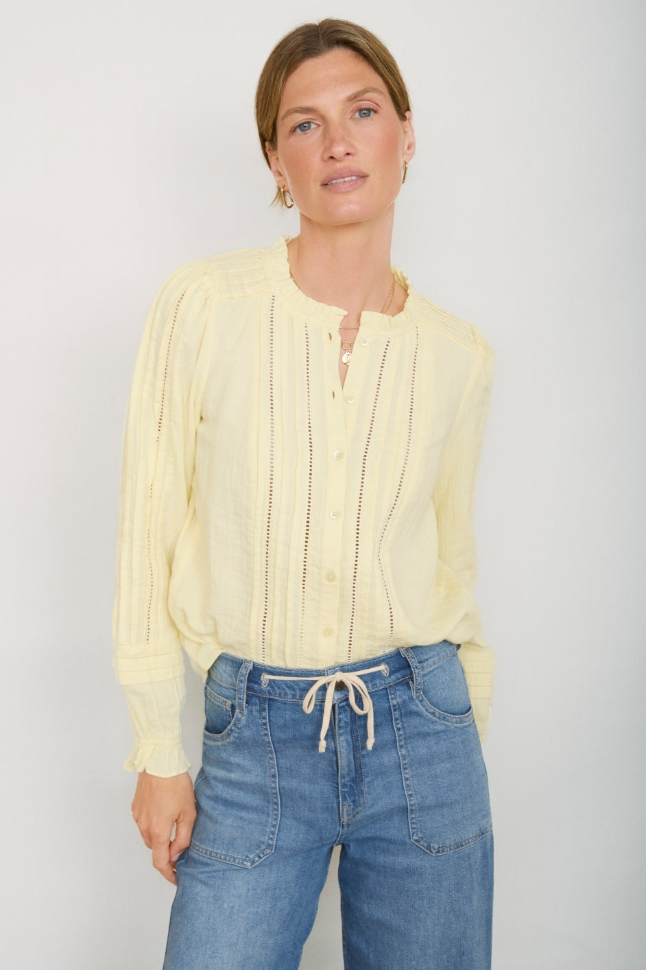 Otti Blouse - Lemon – WYSE London