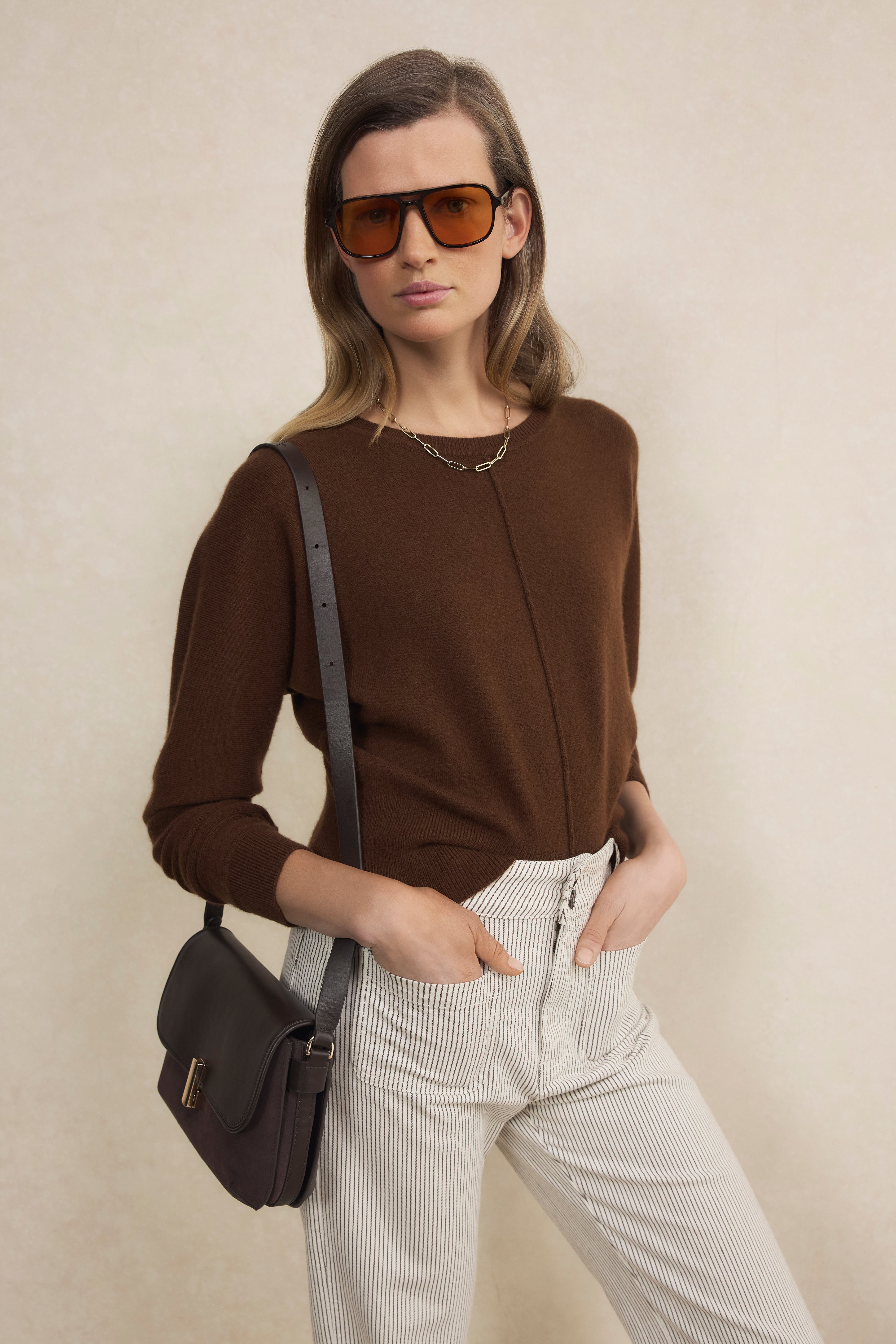Astrid Jumper - Cocoa – WYSE London