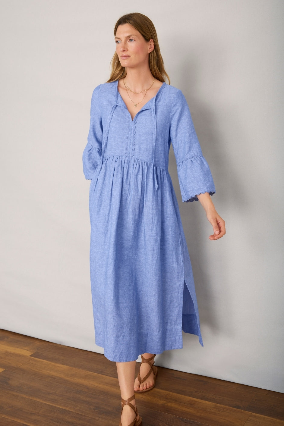 Shiloh Dress - Chambray – WYSE London