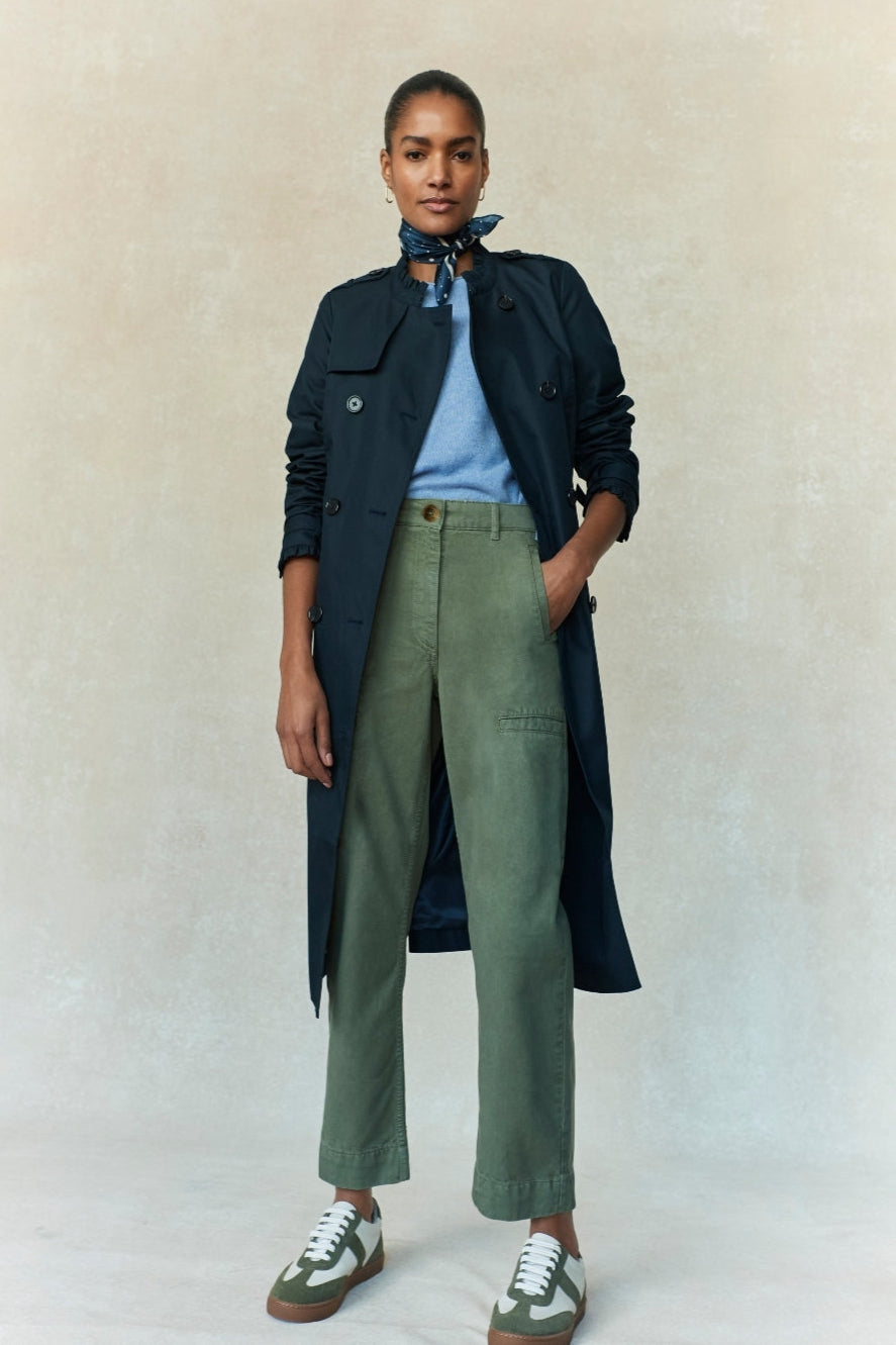 Jayla Cargo Trouser - Moss Green – WYSE London